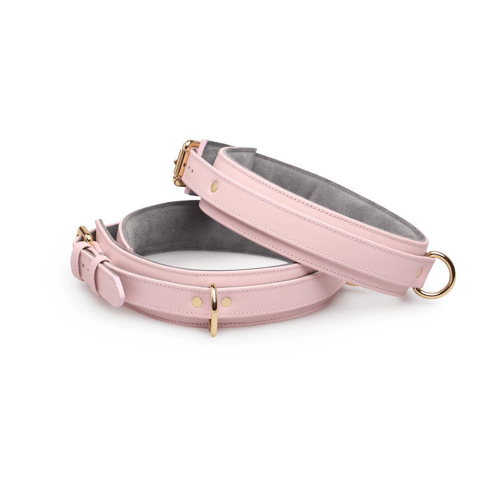 Buy Pink Thigh Cuffs SOFT | Premium Leather Thigh Band by restrict ...